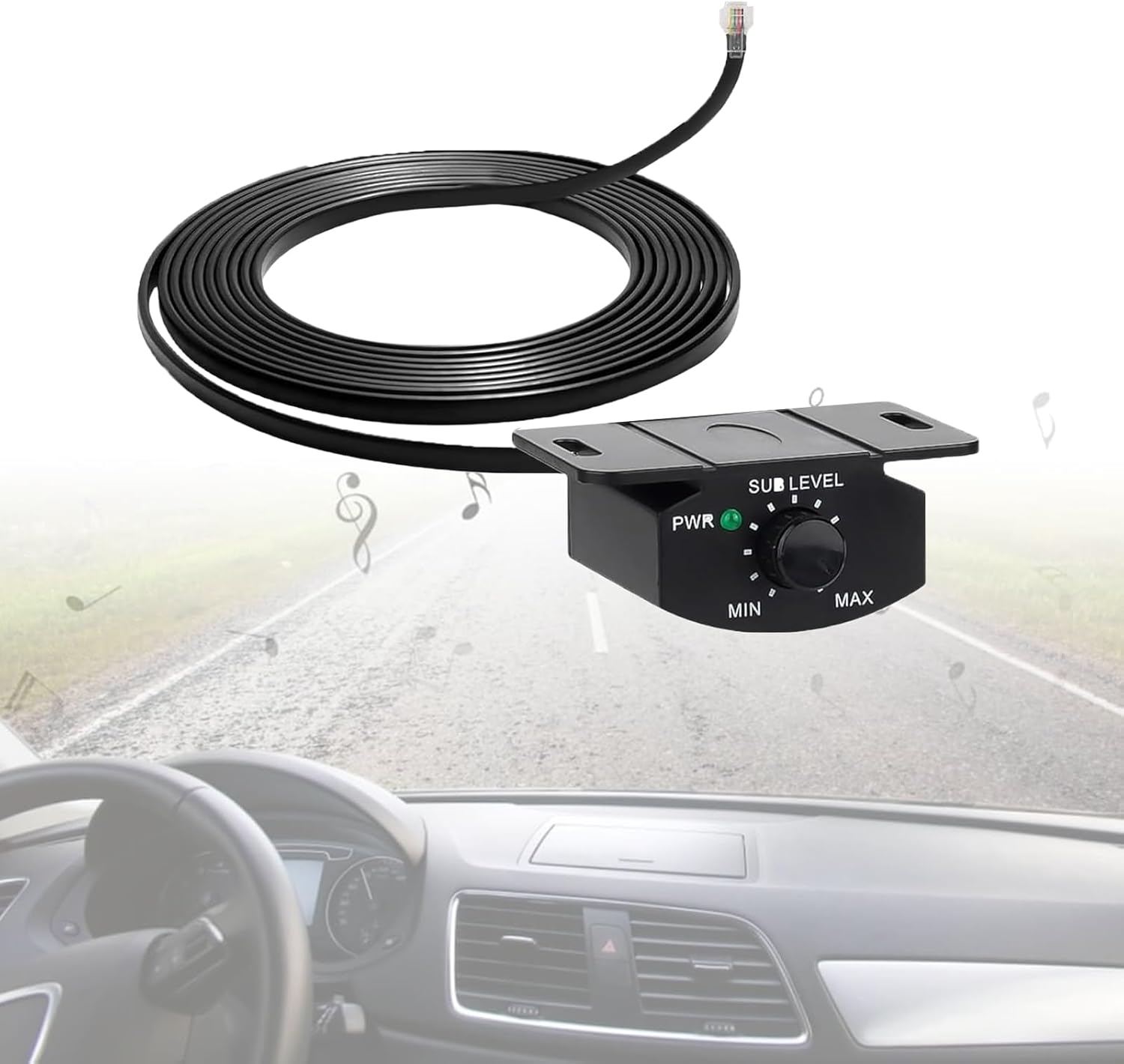 Amazon.com: Bass Knob for Car Amplifier 6 Pin, Remote Bass Control Knob ...