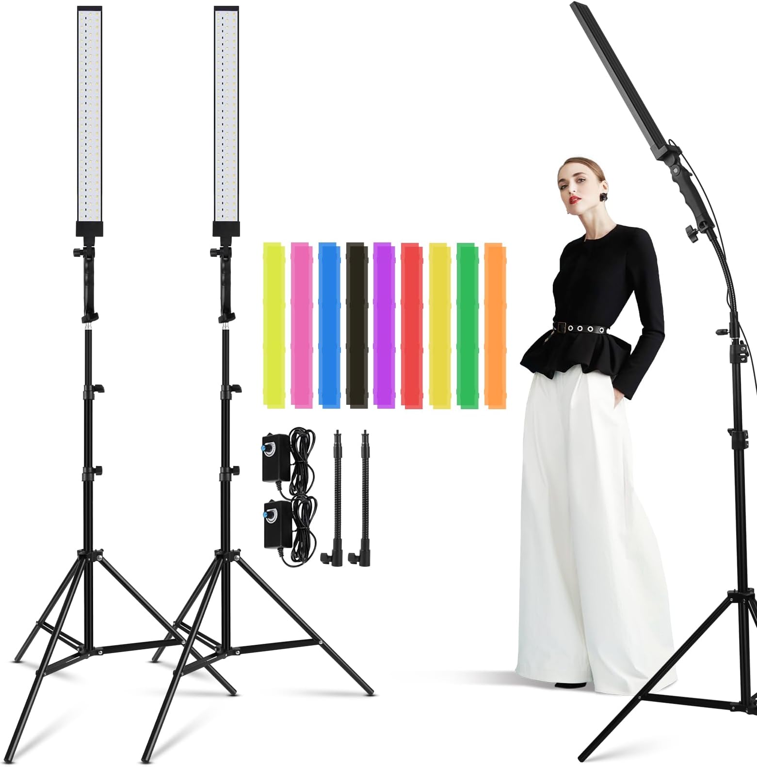 Amazon.com : 2 Pack Led Video Light Wand Stick, Obeamiu 5600K Led ...