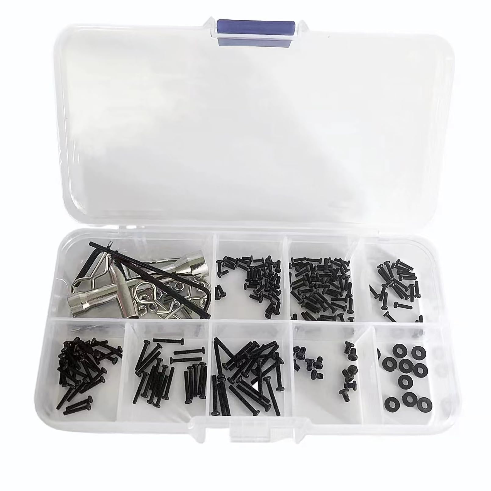 Amazon.com: RC Screw Kit RC Repair Screws Box Universal RC Screws Kit ...