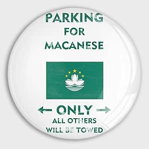 Amazon.com: Macau Flag Glass Strong Magnetic Refrigerator Magnet Fridge ...