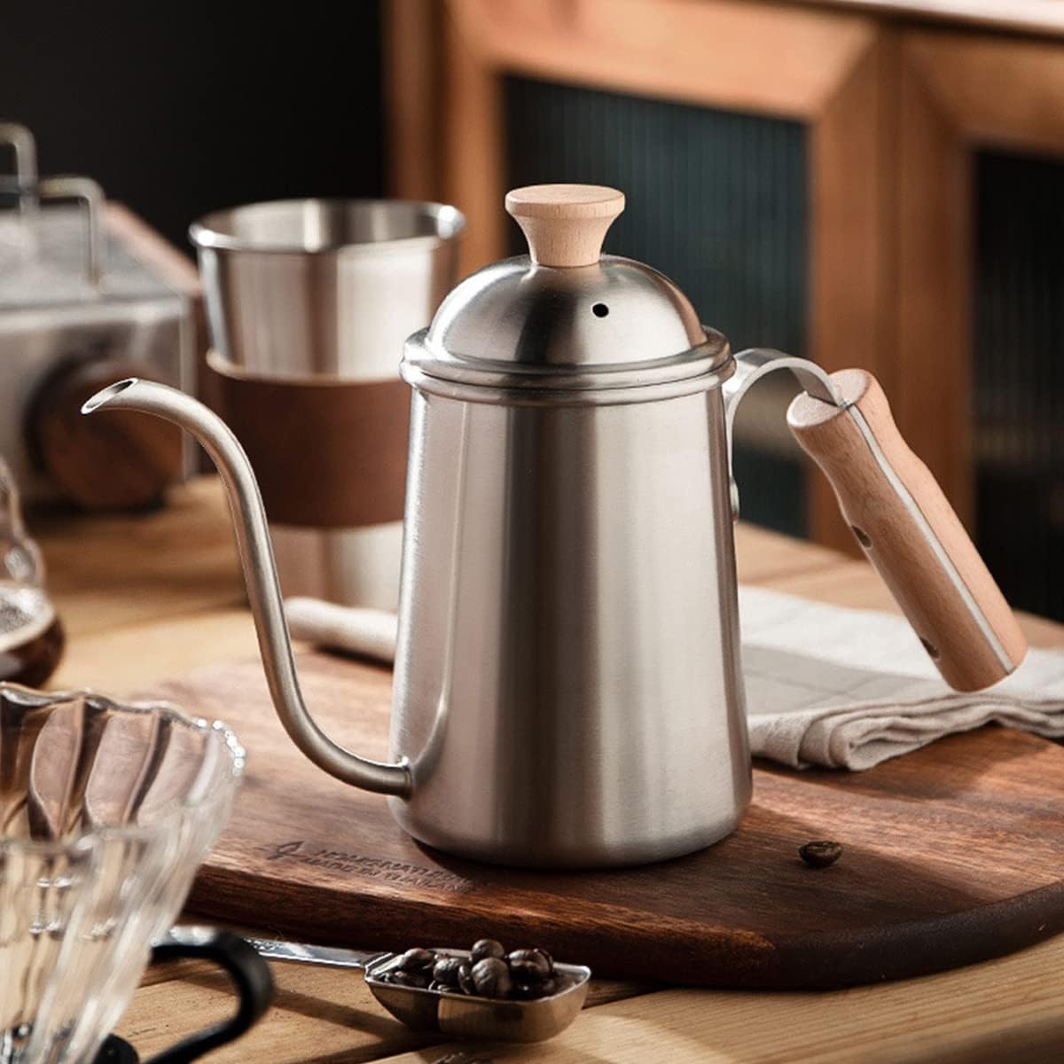 Amazon.com: 22oz/650ml Coffee Kettle with Lid,Pour Over Coffee Pot Hand ...