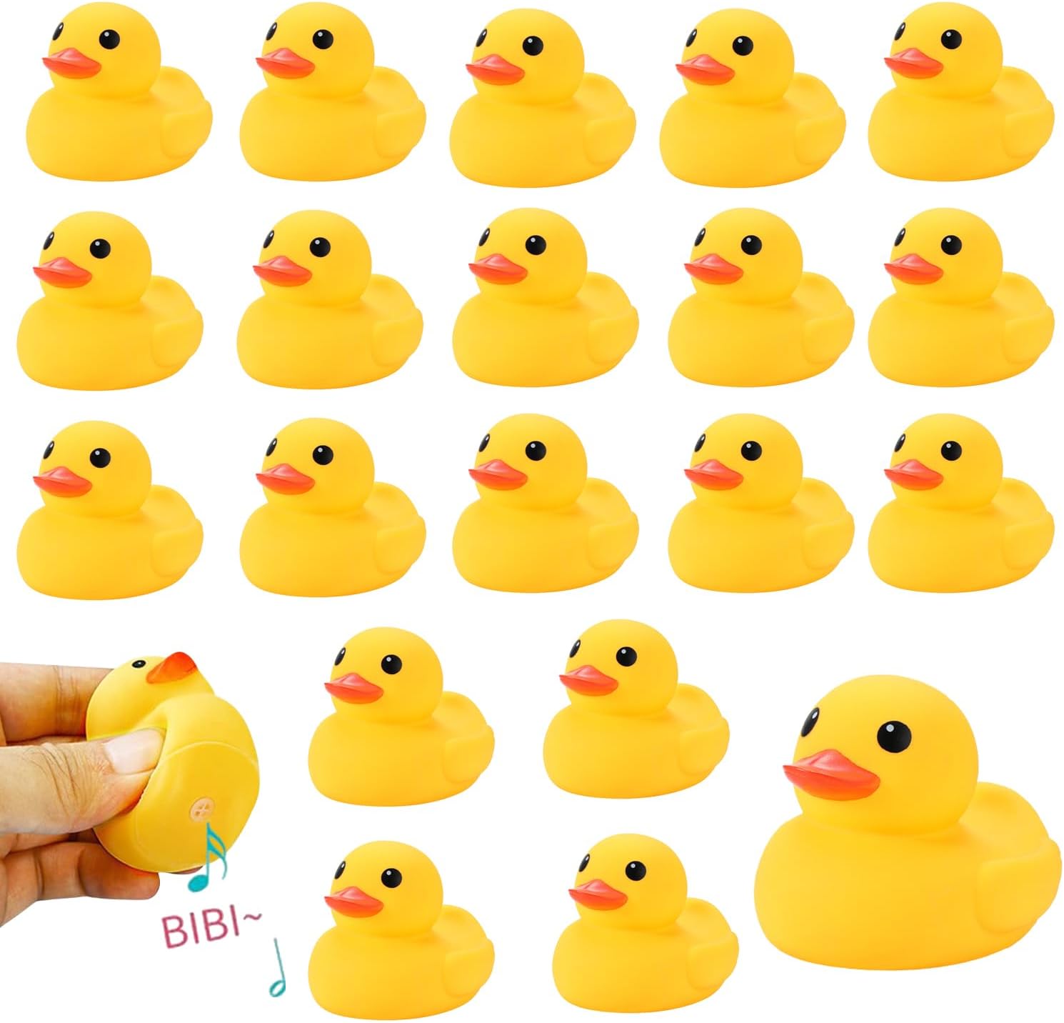 MyLifeUNIT 4 inch Yellow Rubber Bath Ducks for Child : Amazon.com.au ...