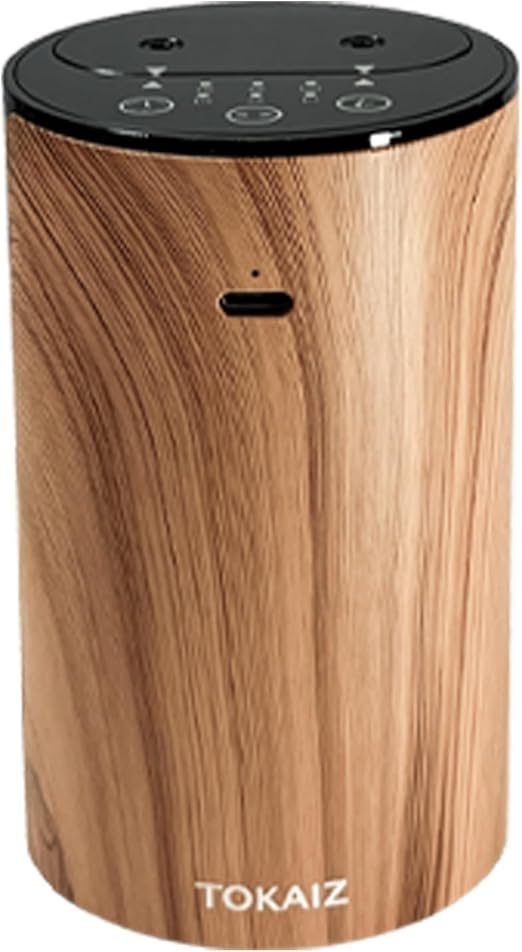 Amazon.co.jp: TOKAIZ アロマディフューザー 水なし 【朝・夜香りが切り替えできる】デュアル噴霧式 コードレス アロマ コンパクト 小型 静音 タイマー機能 usb充電式 ...