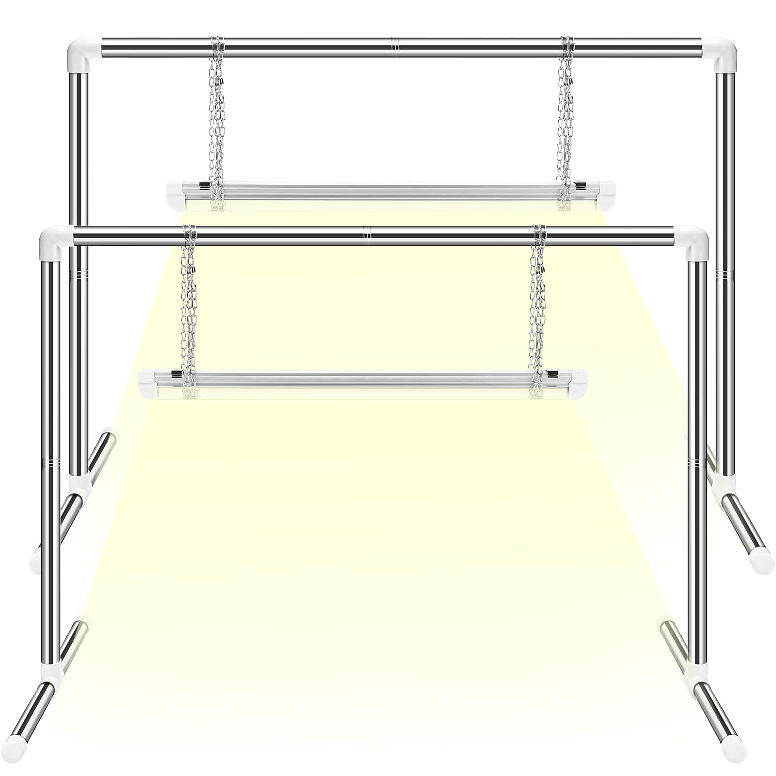 2 Set Seedling Grow Light with Stand Seeding Starter Set with 1.7ft LED ...