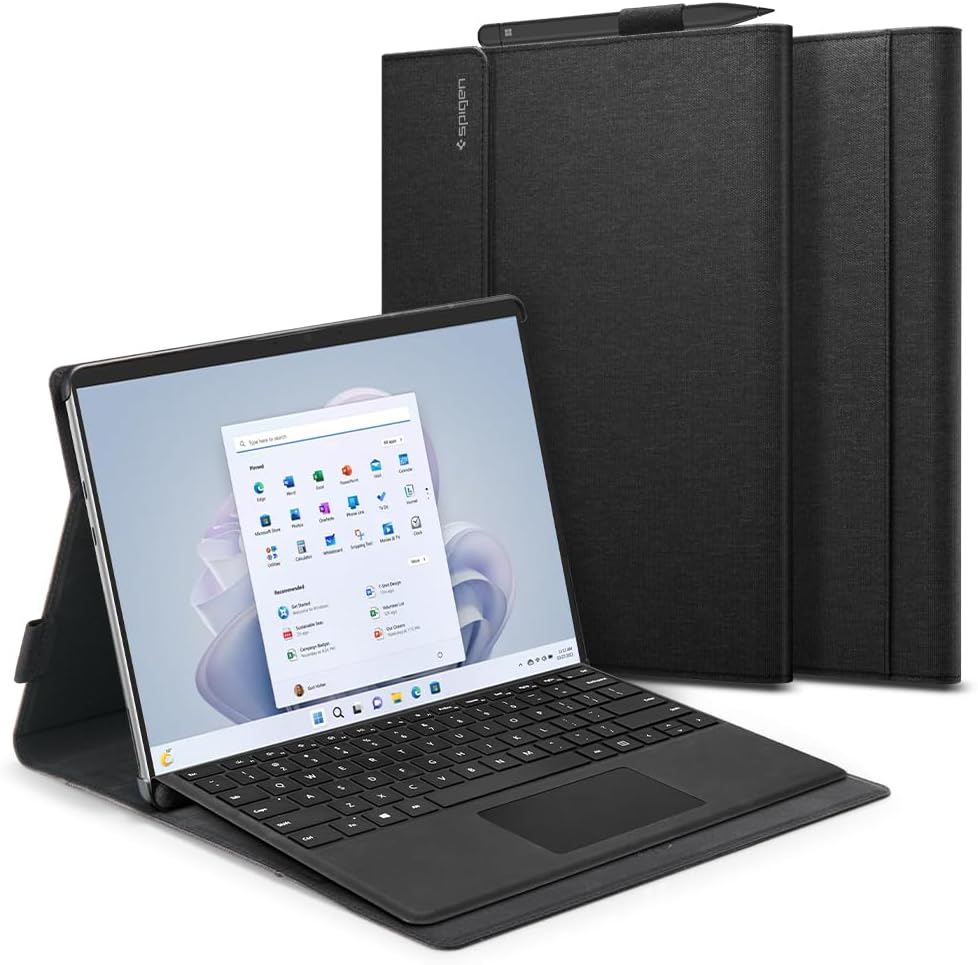 Amazon.com: Spigen Stand Folio Designed for Microsoft Surface Pro 11 ...