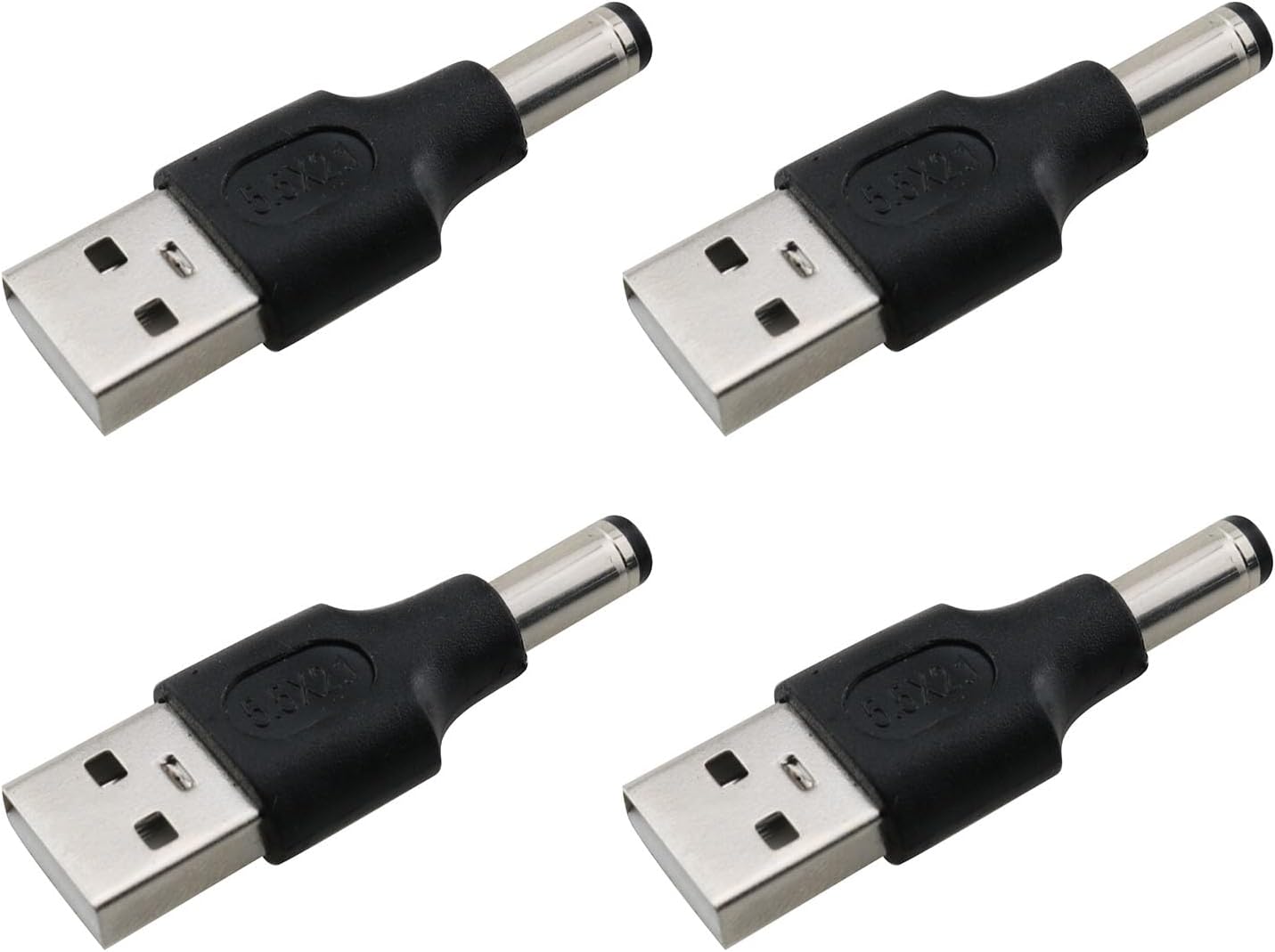 Amazon.com: DGZZI 4PCS Power Conversion Head Circular Plug (5.5x2.1mm ...