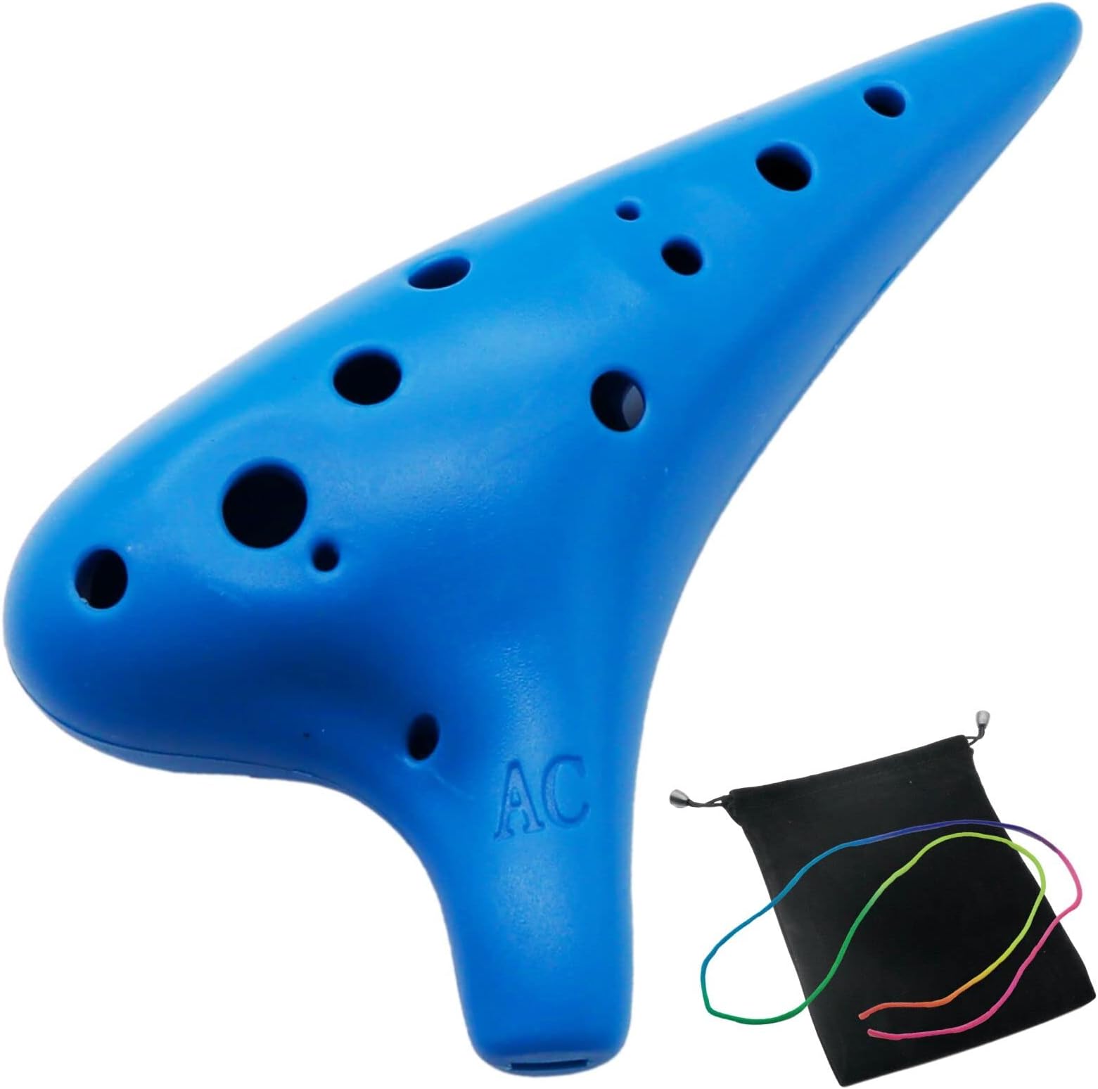 Amazon.com: Aestivate Plastic Ocarina Instrument 12 Hole Ocarina Alto C ...