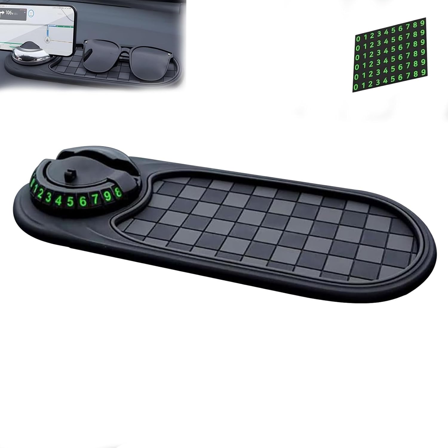 Amazon.com: Vrsgs Car Phone Mat, Vrsgs Car Anti Slip Mat Phone Holder ...