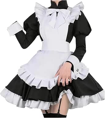Amazon.com: Astolpho/Astolfo Maid Dress Cosplay Costume - Anime Boy for ...