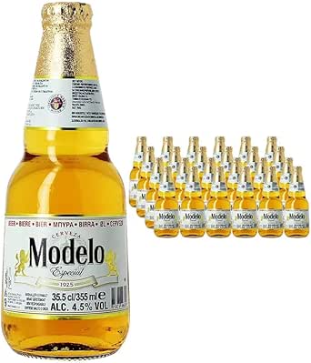 Modelo Especial Beer 24x355ml Case/Mexican Drinks Beer Pilsner Lager 4. ...
