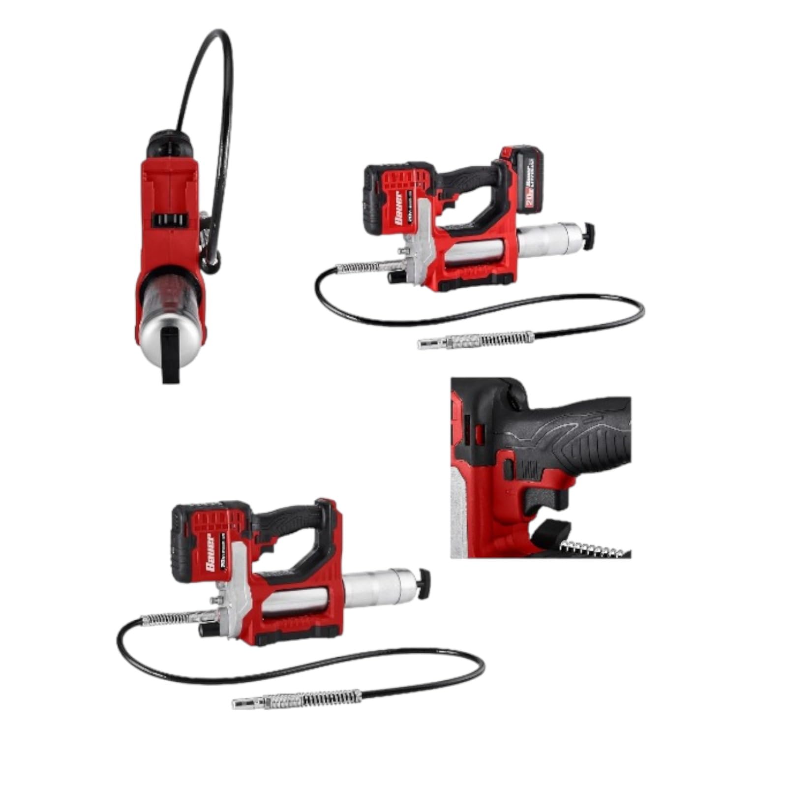 Bauer 20v Cordless Variable Speed Grease Gun Tool Only For 10999