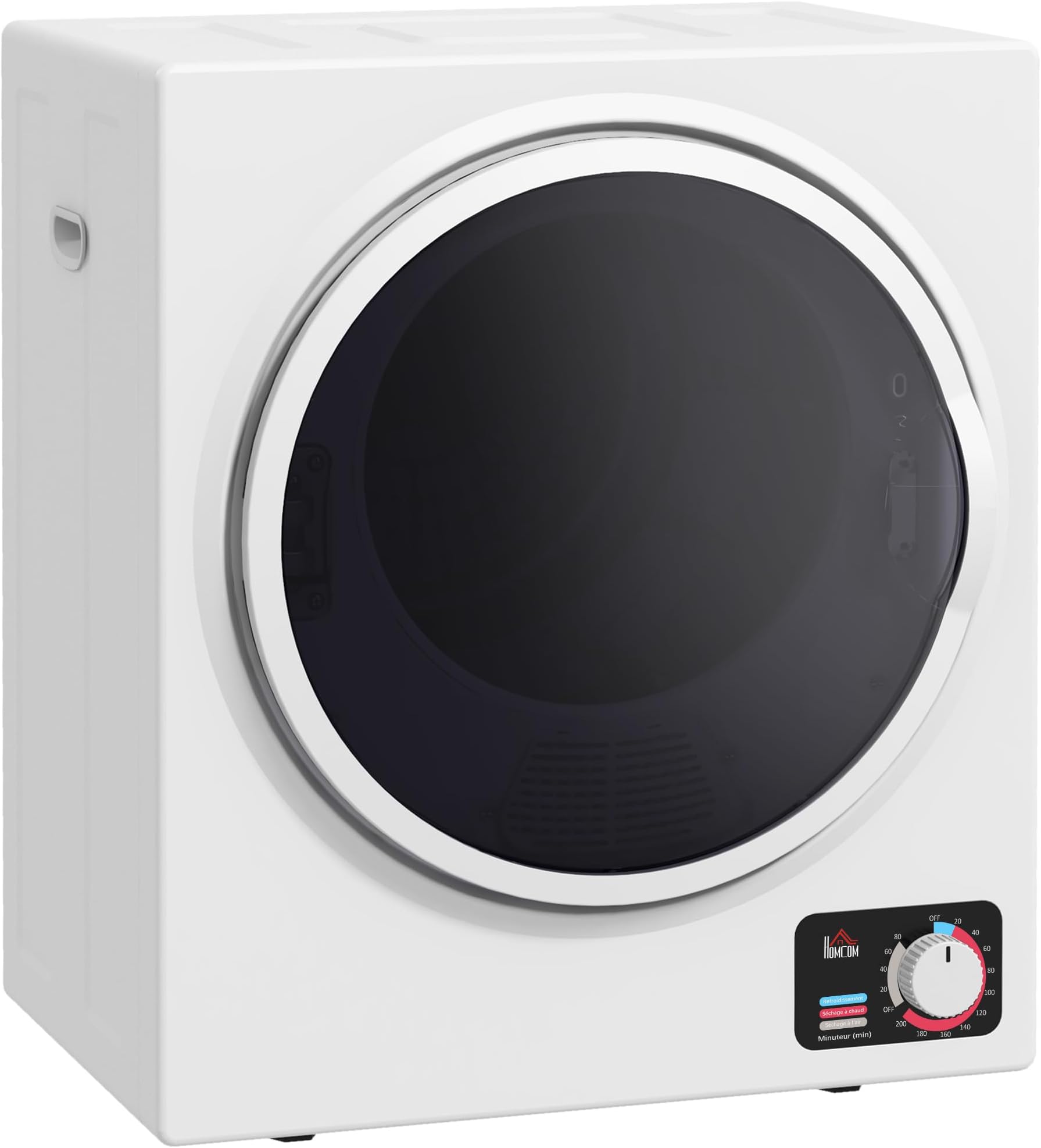 HOMCOM Sèche-Linge Électrique portable 850W, capacité 33L avec 4 modes ...