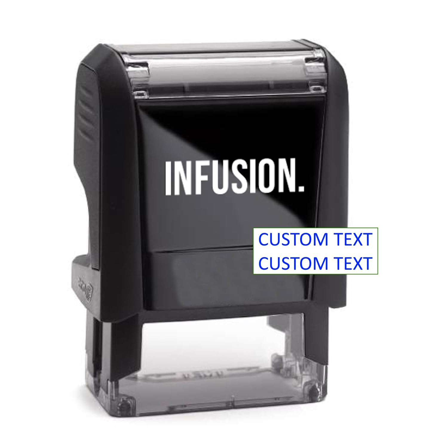 Amazon.com : Infusion Custom Self-Inking Rubber Stamp - 17 Color ...