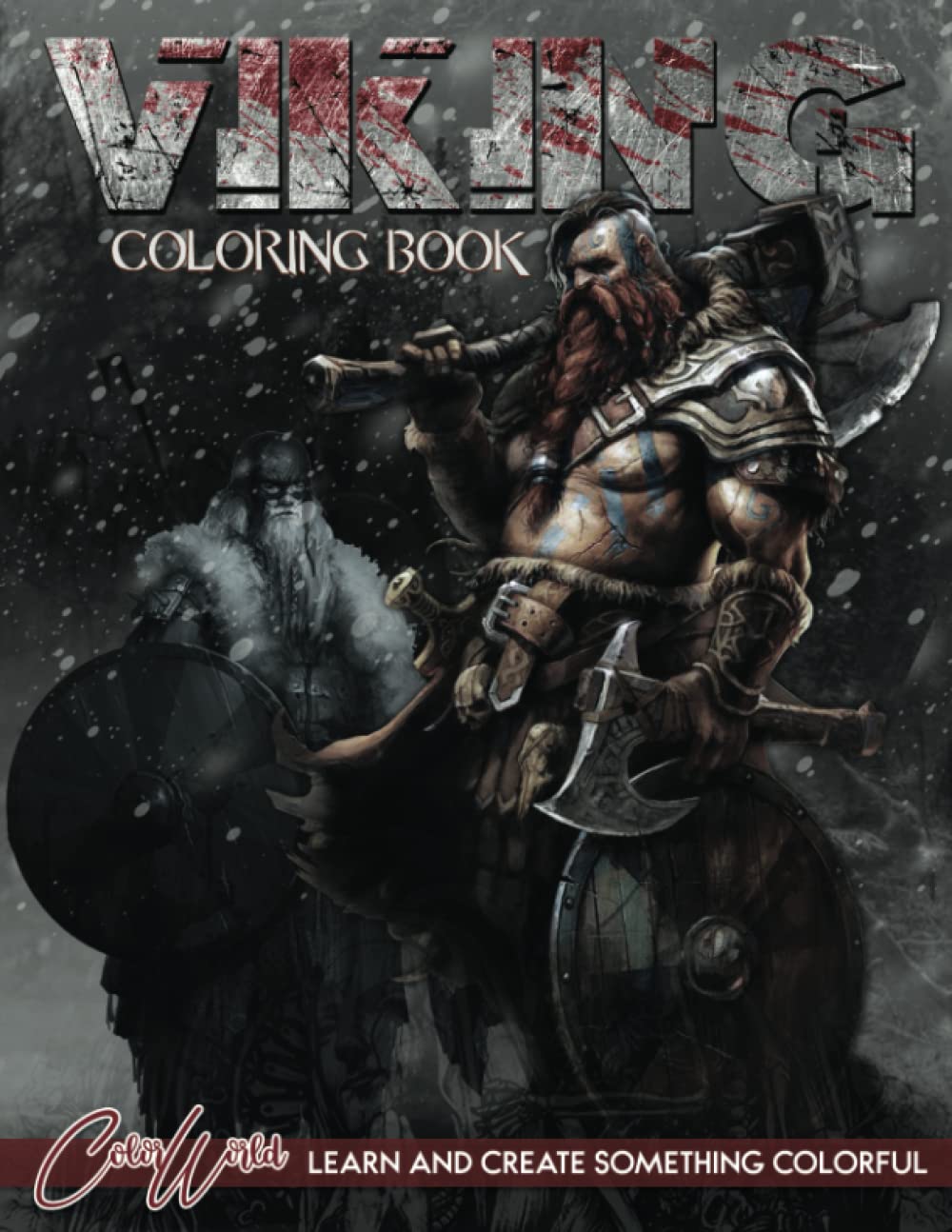 Viking Coloring Book 30 Fantasy Illustration Colouring Pages With ...