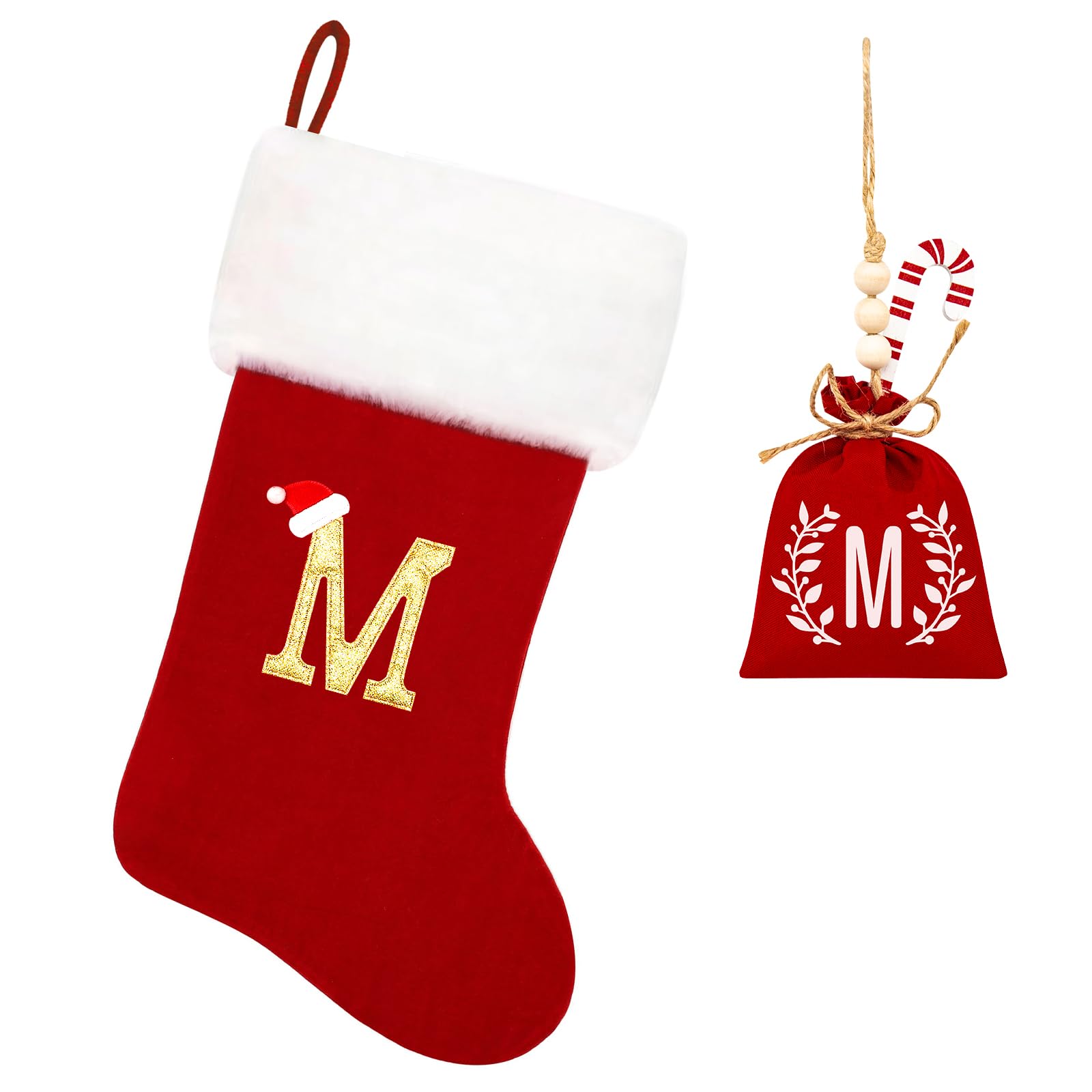 Amazon.com: Tokforty 20 Inches Red Velvet with White Super Soft Plush ...