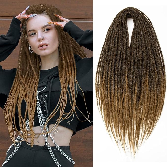 Amazon.com : 24 Inch Dreadlocks Extensions Dread Locs Crochet Hair for ...