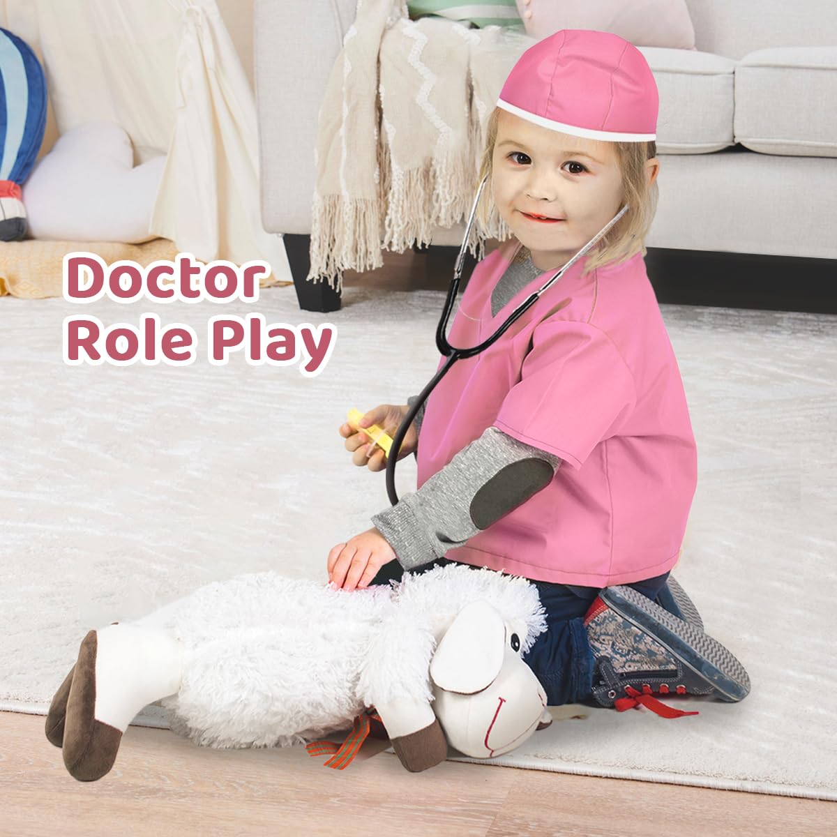 Snapklik.com : Kids Scrubs For Girls Boys, Doctor Costume For Kids ...
