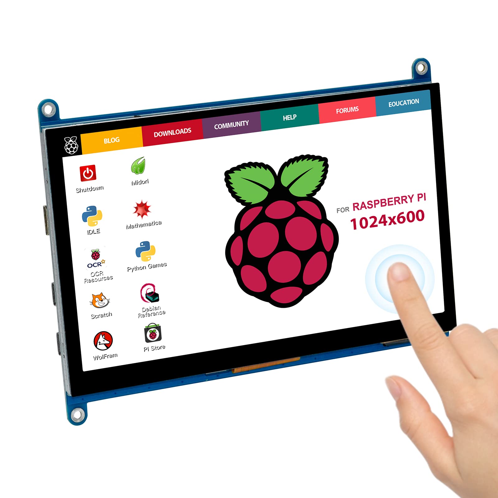 Elecrow Raspberry Pi Screen 7 Inch Touch Screen Monitor 1024x600 | Desertcart Sri Lanka