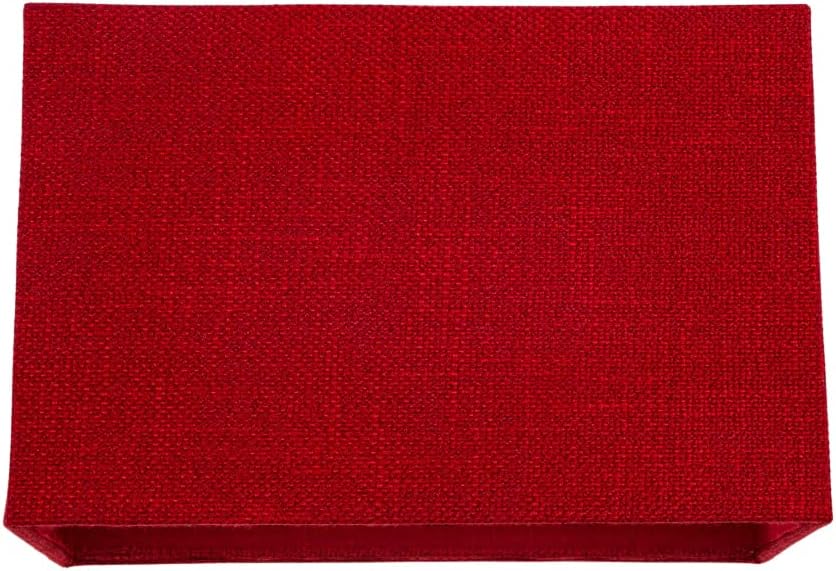 13" 15" 17" Red Rectangular Table Lamp Shade - Size: 17" Table Lamp ...