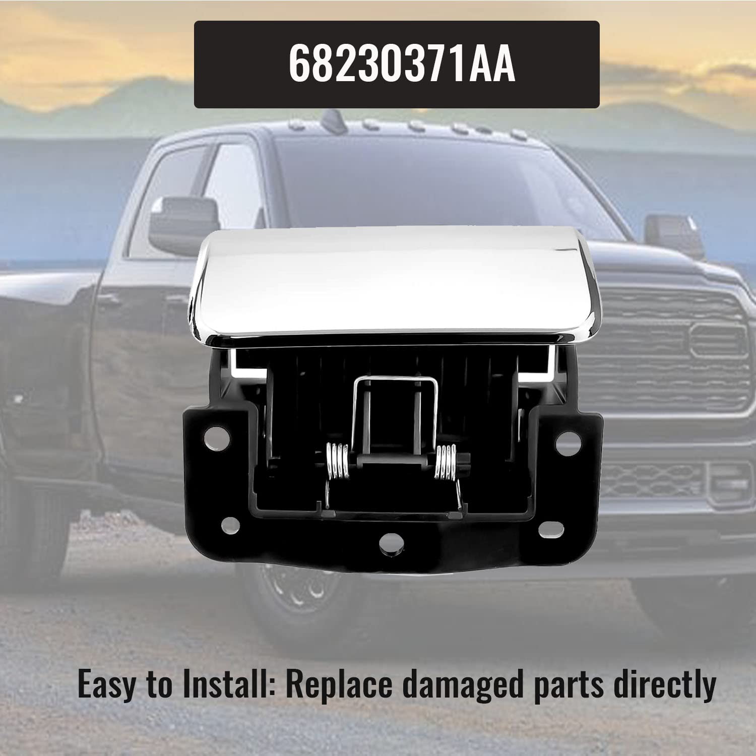 Snapklik.com : ANSIKE Armrest Lid Latch Armrest Handle Front Center ...