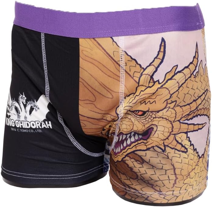 Amazon.com: Godzilla KING GHIDORAH Boxer Briefs Thirty-six Views of Mt ...