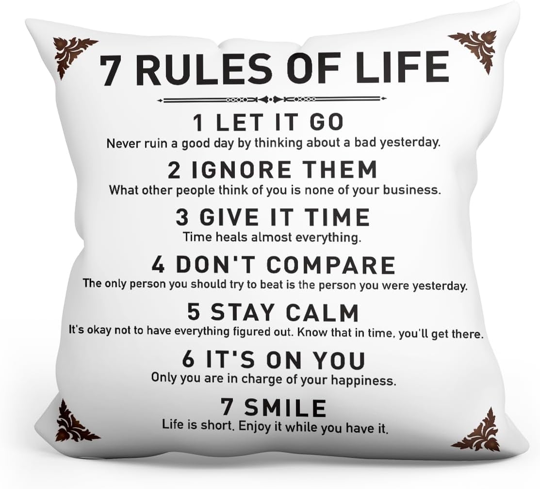 Amazon.com: XUISWELL Inspirational Quotes I Hugged This Little Pillow ...