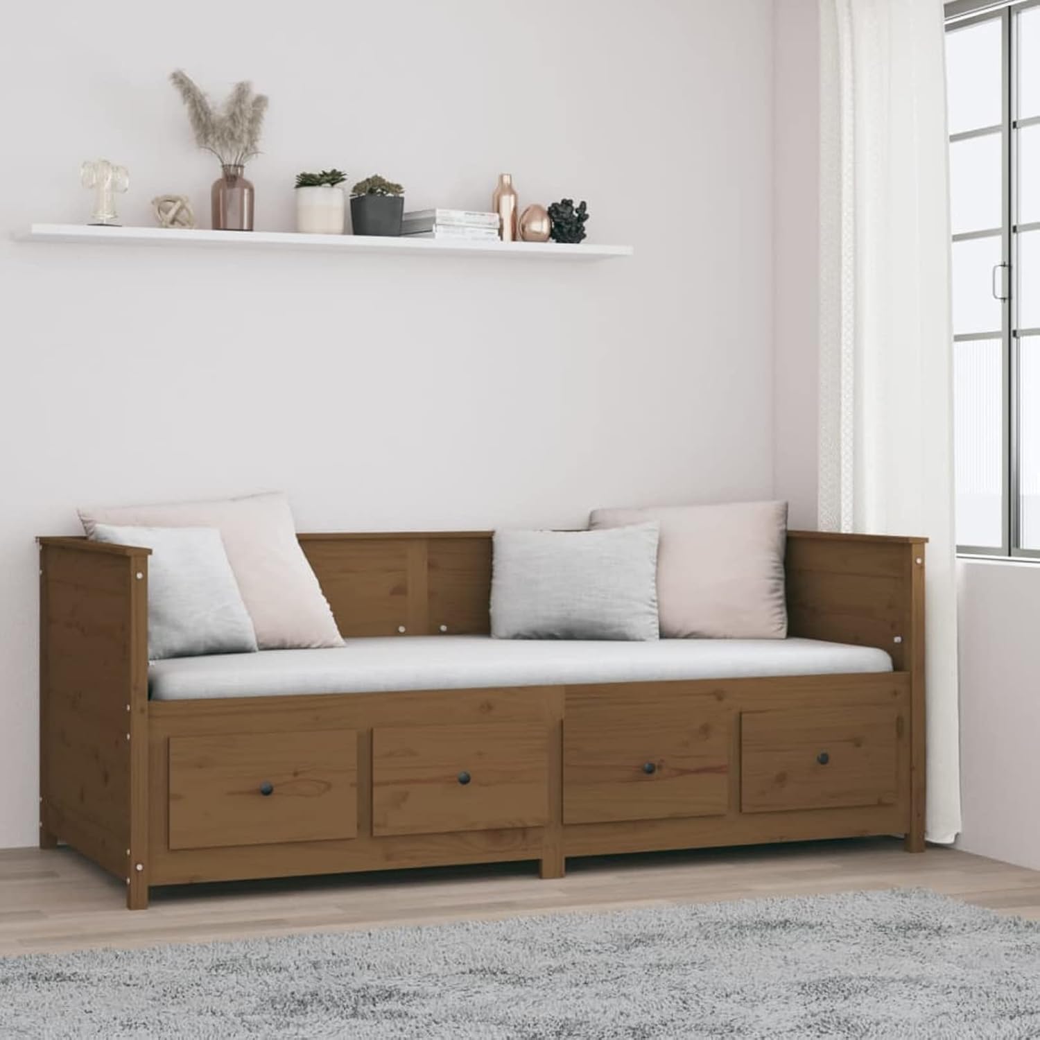 Tidyard Struttura,Divano Letto,Singolo,Moderno,2 Posti,con 4 Cassetti ...