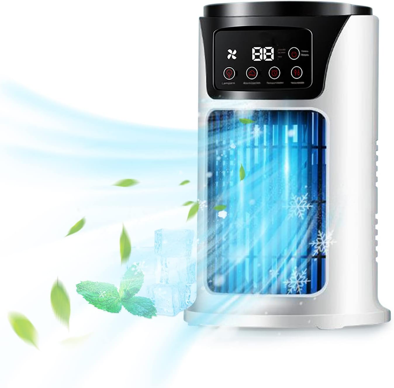 Amazon.com: Portable Air Cooler Fan, Portable Quiet Air Conditioner Fan ...