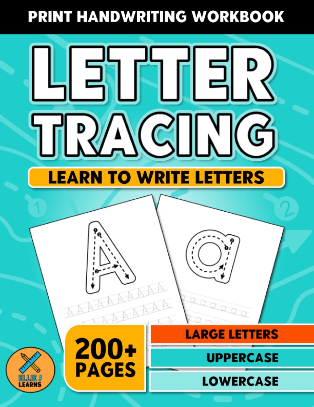 Amazon.com: Letter Tracing - Print Handwriting Workbook: Learn to Write ...