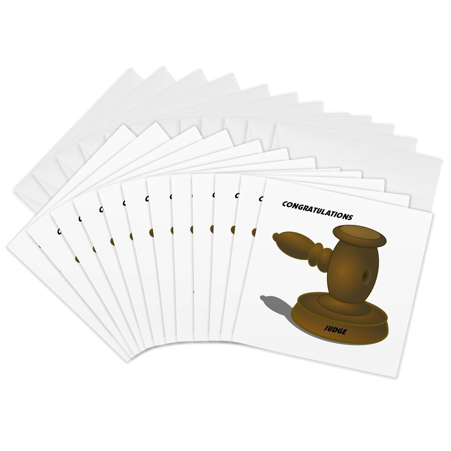Congratulations On Making Judge - Greeting Cards, 6 x 6 inches, set of ...