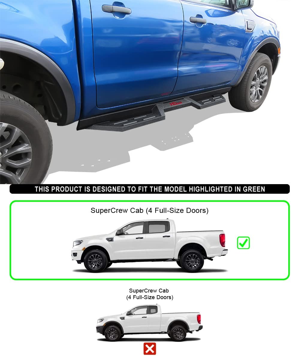 Buy HD Ridez Steel Construction Drop Down Style Running Boards ...