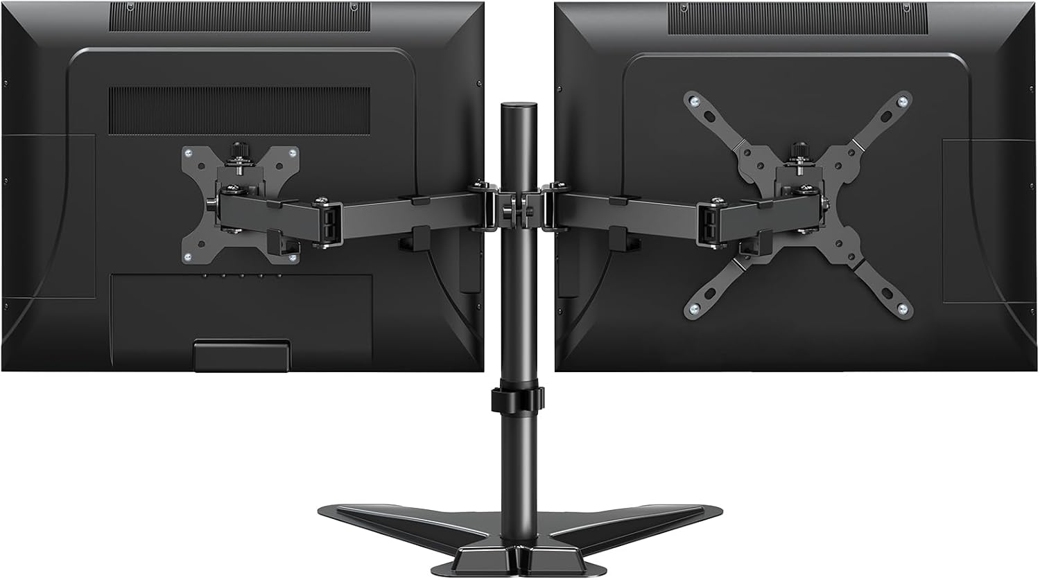 Amazon.com: MOUNT PRO Dual Monitor Stand with VESA Extension Bracket ...