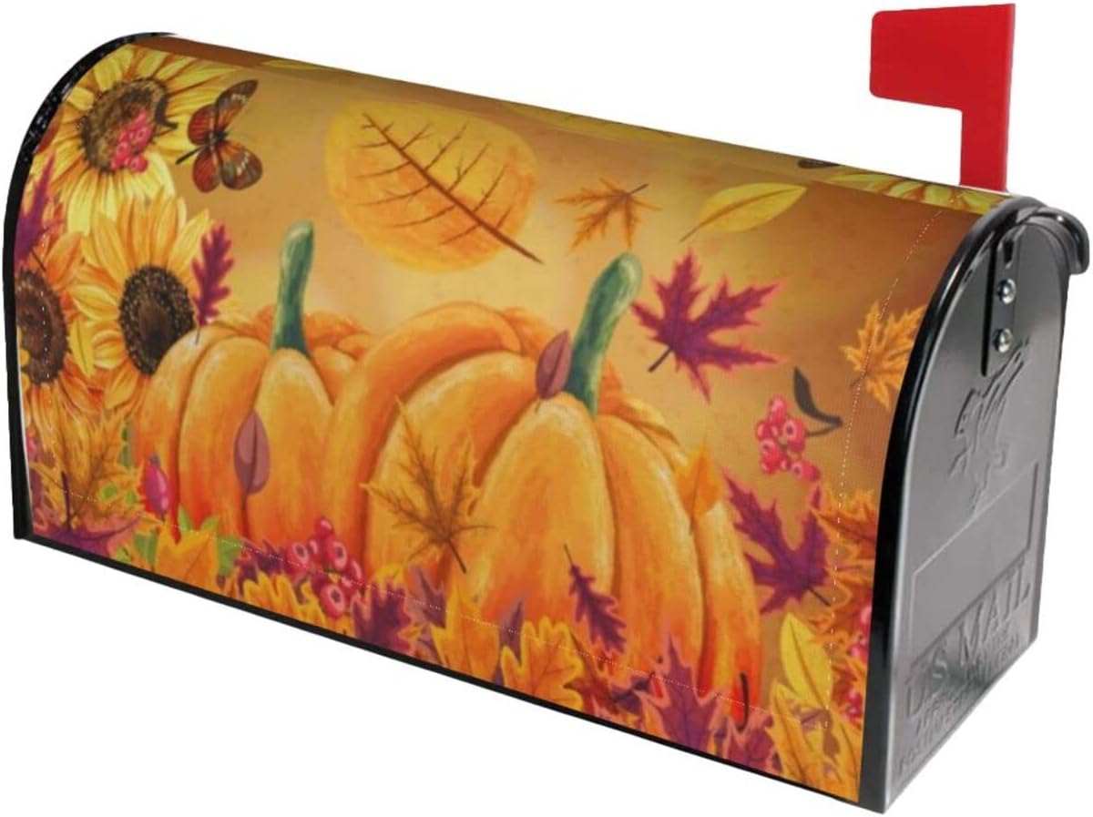 Amazon.com: MyLantu Fall Sunflowers Pumpkins Butterfly Maple Leaf ...