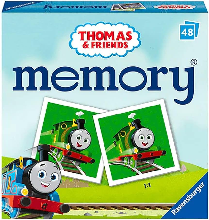 Ravensburger Thomas & Friends Mini Memory - Matching Picture Snap Pairs ...