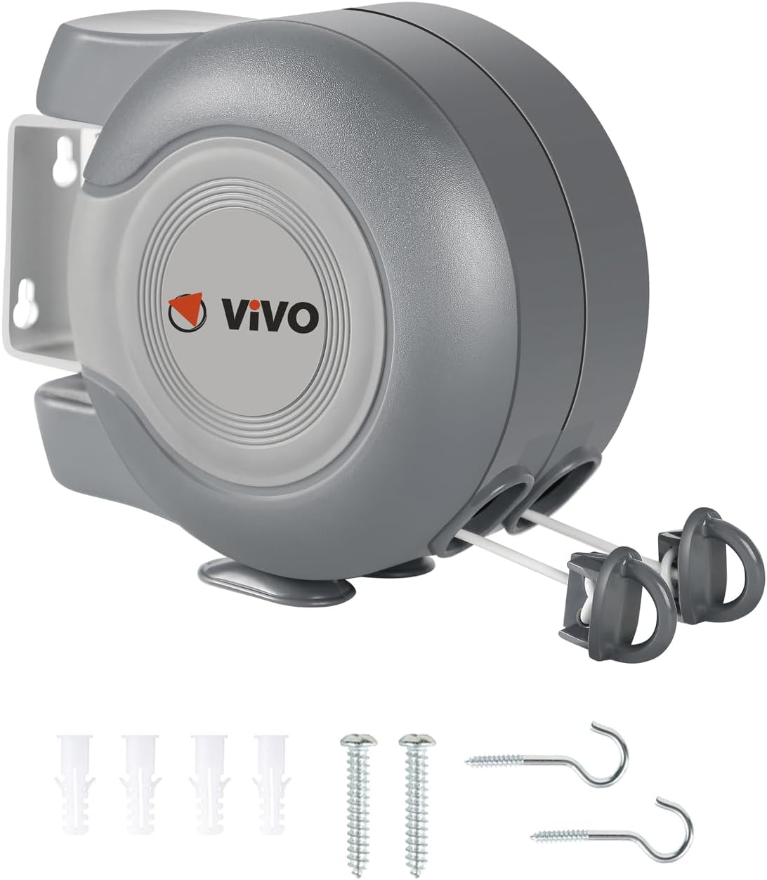 DFP Dual Reel Retractable Washing Line 30m; Heavy Duty Clotheslines for ...