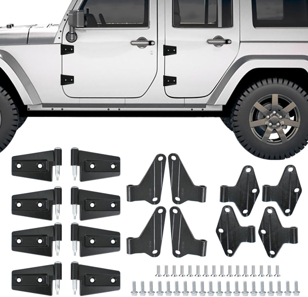 55395386AB 4 Door Hinge Assembly Kits 16PCS with 36 Bolts Inside and ...