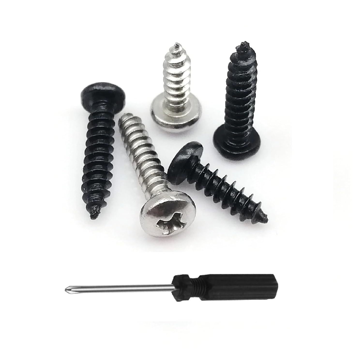 20pcs M4 Mini Tiny 304 Sliver 304 Stainless Steel Black Black Steel ...