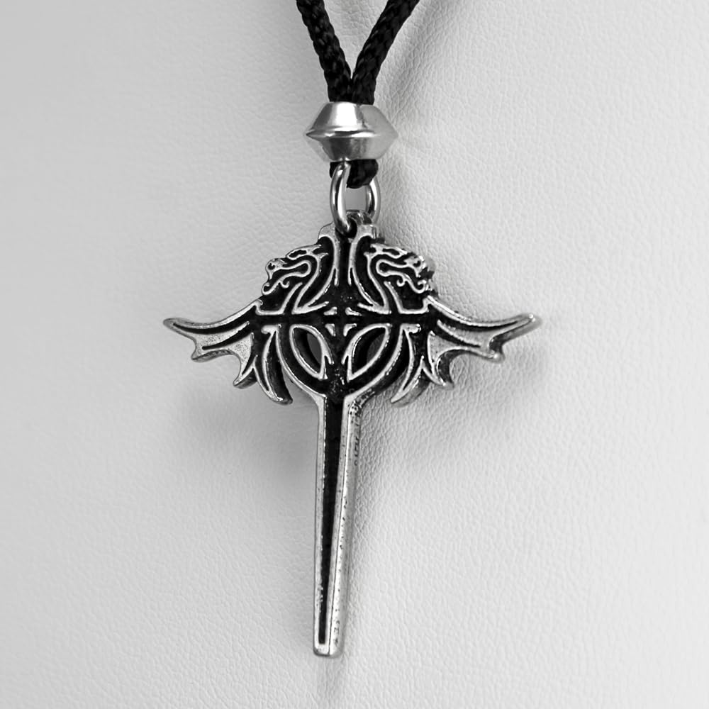 Snapklik.com : Draculas Order Of The Dragon Vampire Cross Pendant Necklace