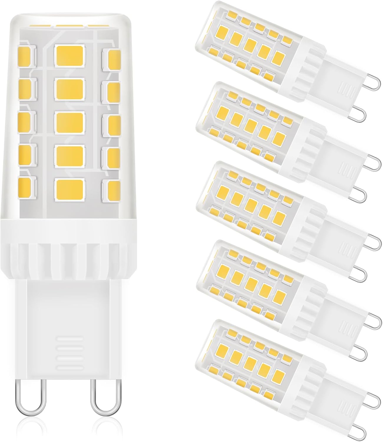 Energetic G9 Bulb Non-Dimmable, G9 40W T4 Halogen Equivalent, 400LM G9 ...