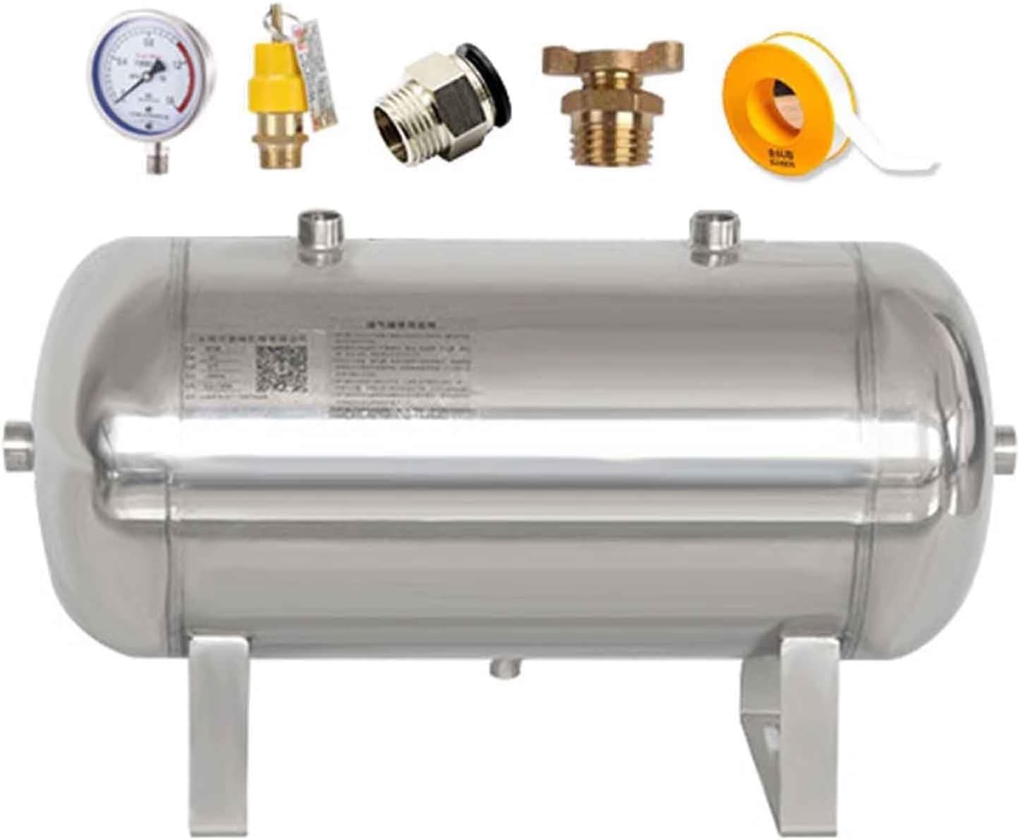 AviiSo Pressure Tank 1.3 2.6 5 7.9 8 10 13 Gal Portable Air Tank ...