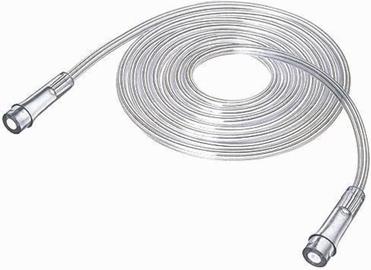 Amazon.com: Premium Clear Crush Resistant 7 Foot Oxygen Tubes - 50 Pack ...