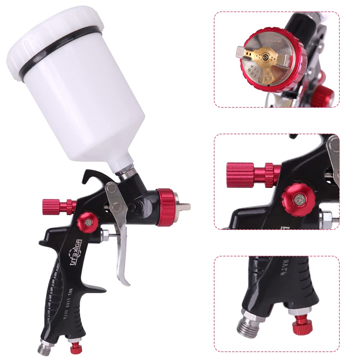 Buy Paint Sprayer - HVLP Spray Paint Gun - Professional Automotive ...