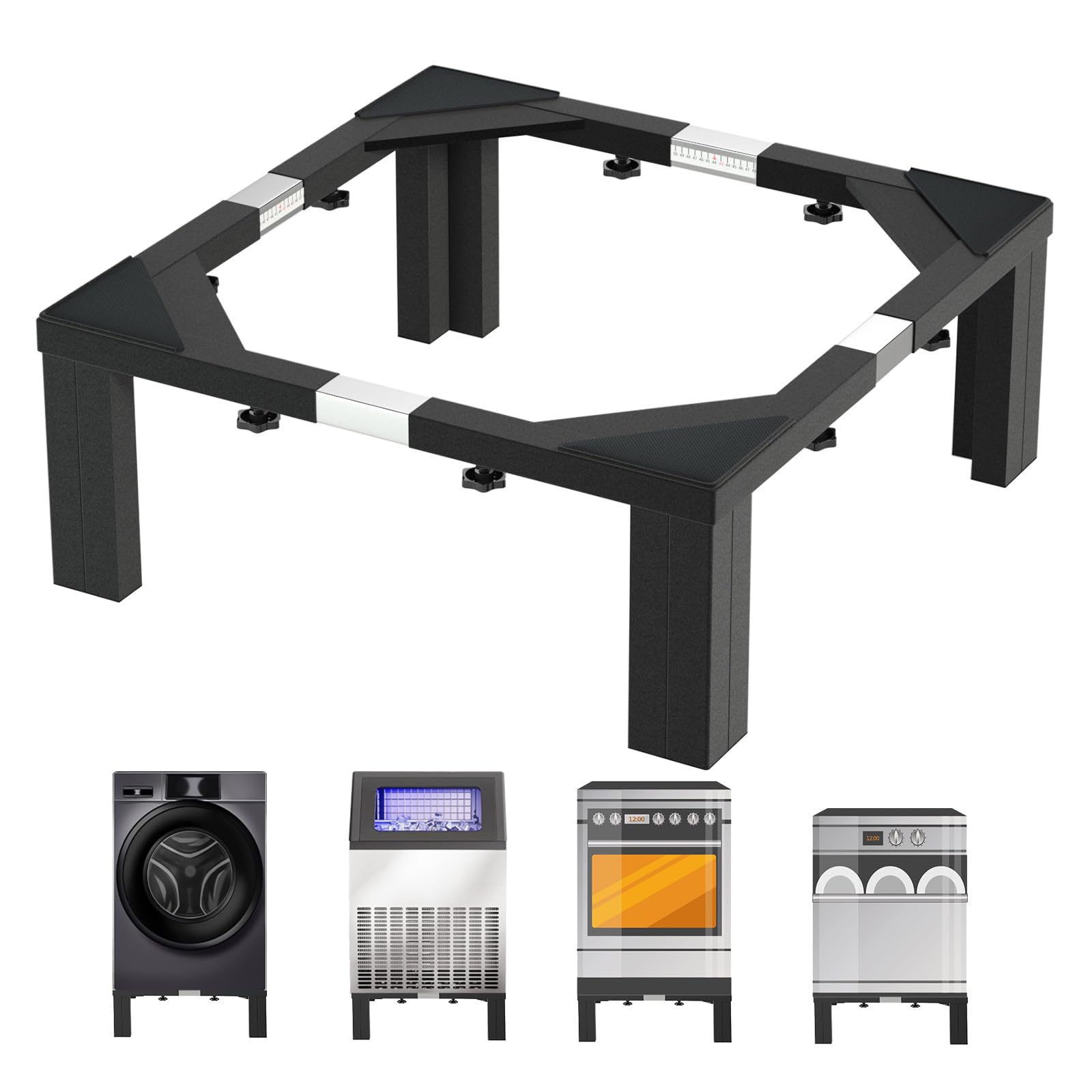 Amazon.com: I'Ezonk Full size Heavy duty all steel Laundry Pedestal ...