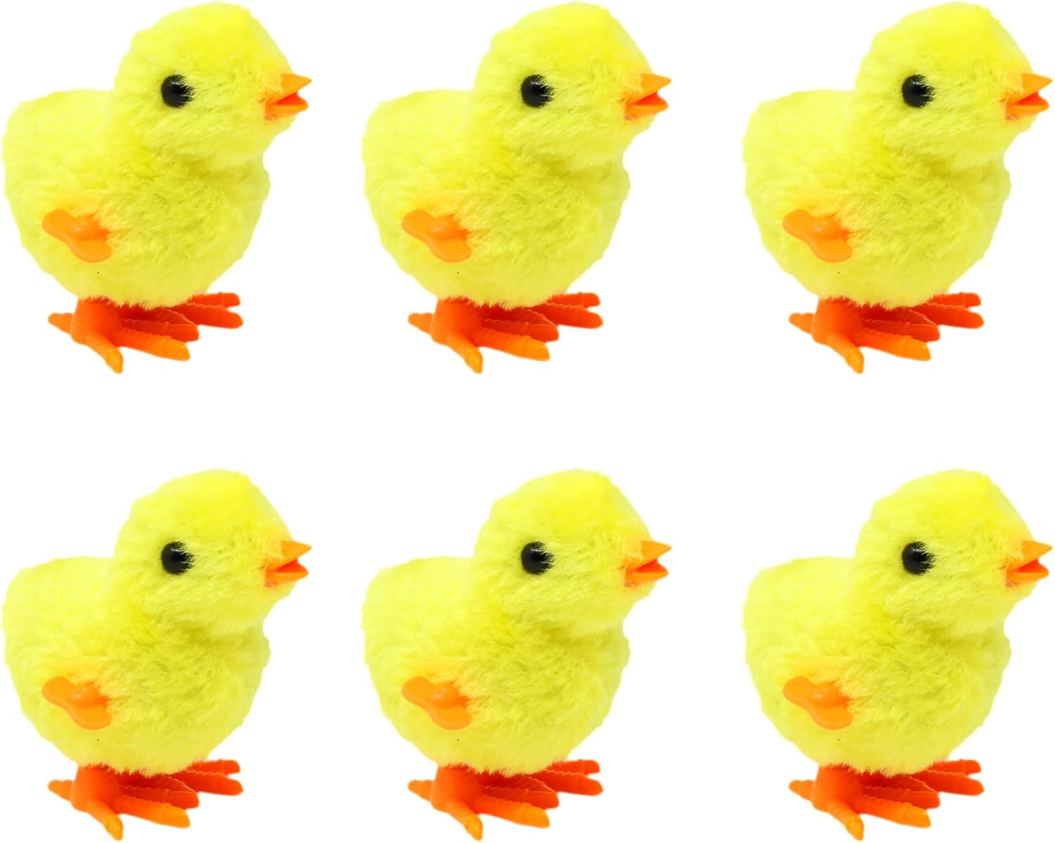 Amazon.com: Honbay 6PCS Fluffy Chicks Wind-Up Jumping Cute Chicken ...