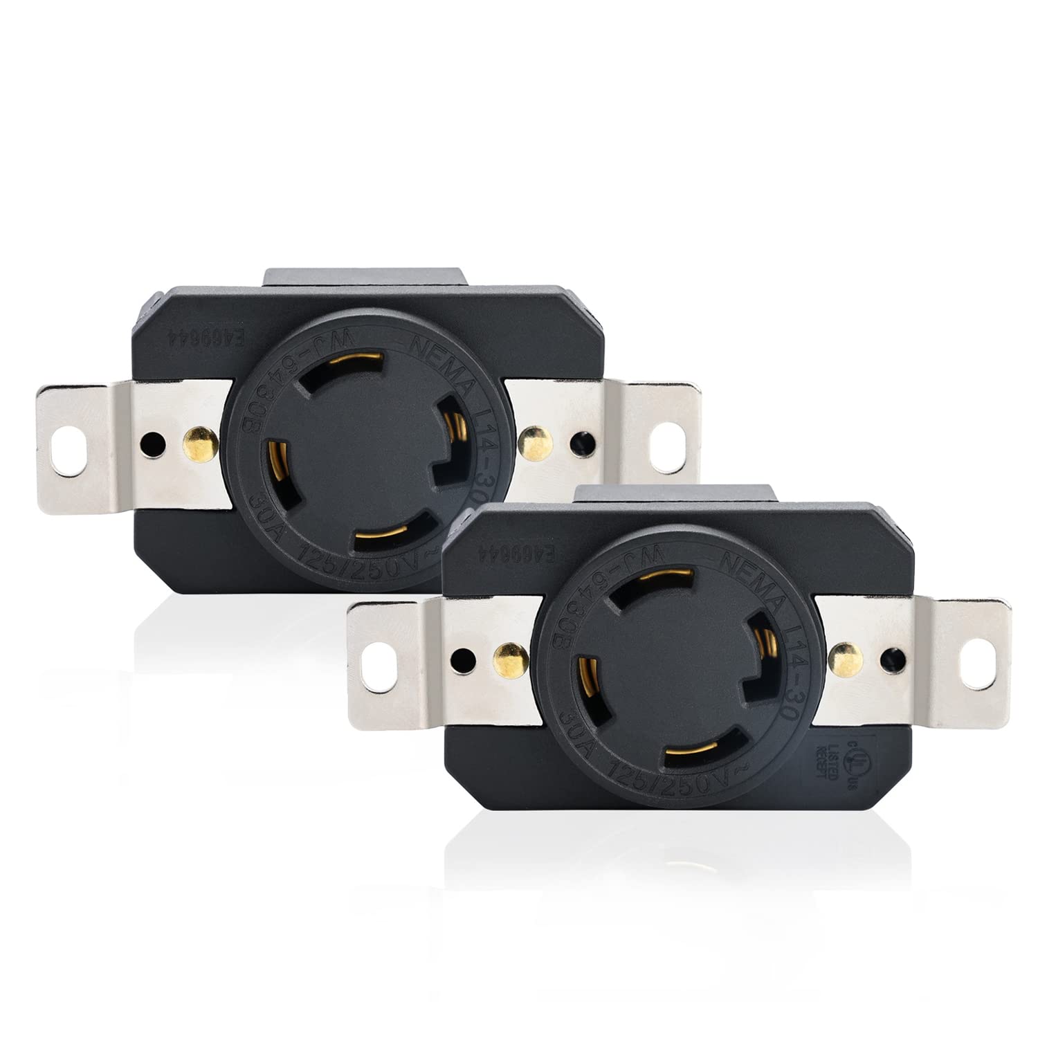 Snapklik.com : STARELO 2PCS Locking Receptacle For Generator NEMA L14 ...