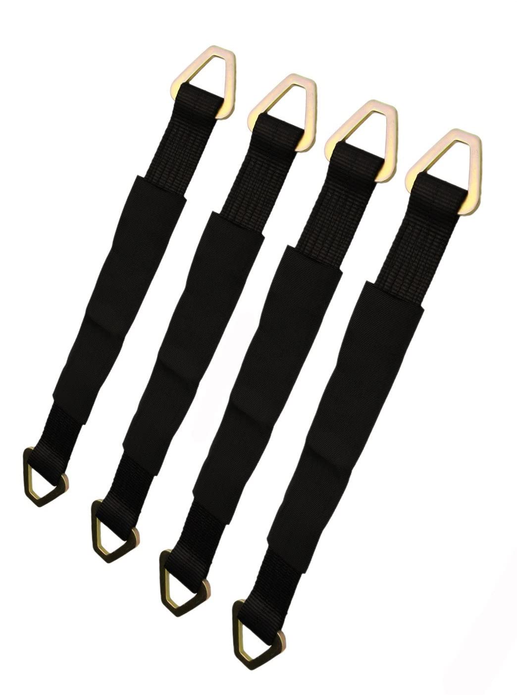 Amazon.com: Heavy Duty Off-Road Axle Straps w/D Ring - Car Auto Hauler ...