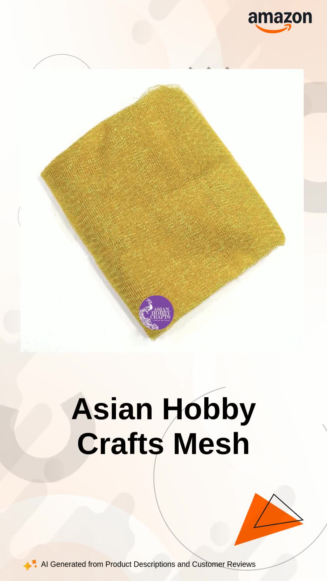Watch Asian Hobby Crafts Mesh on Amazon Live