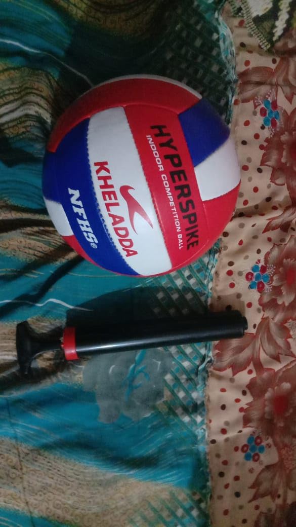 Buy HM Cross World Volleyball, Training Ball, 18 Panels, Rubber Machine ...