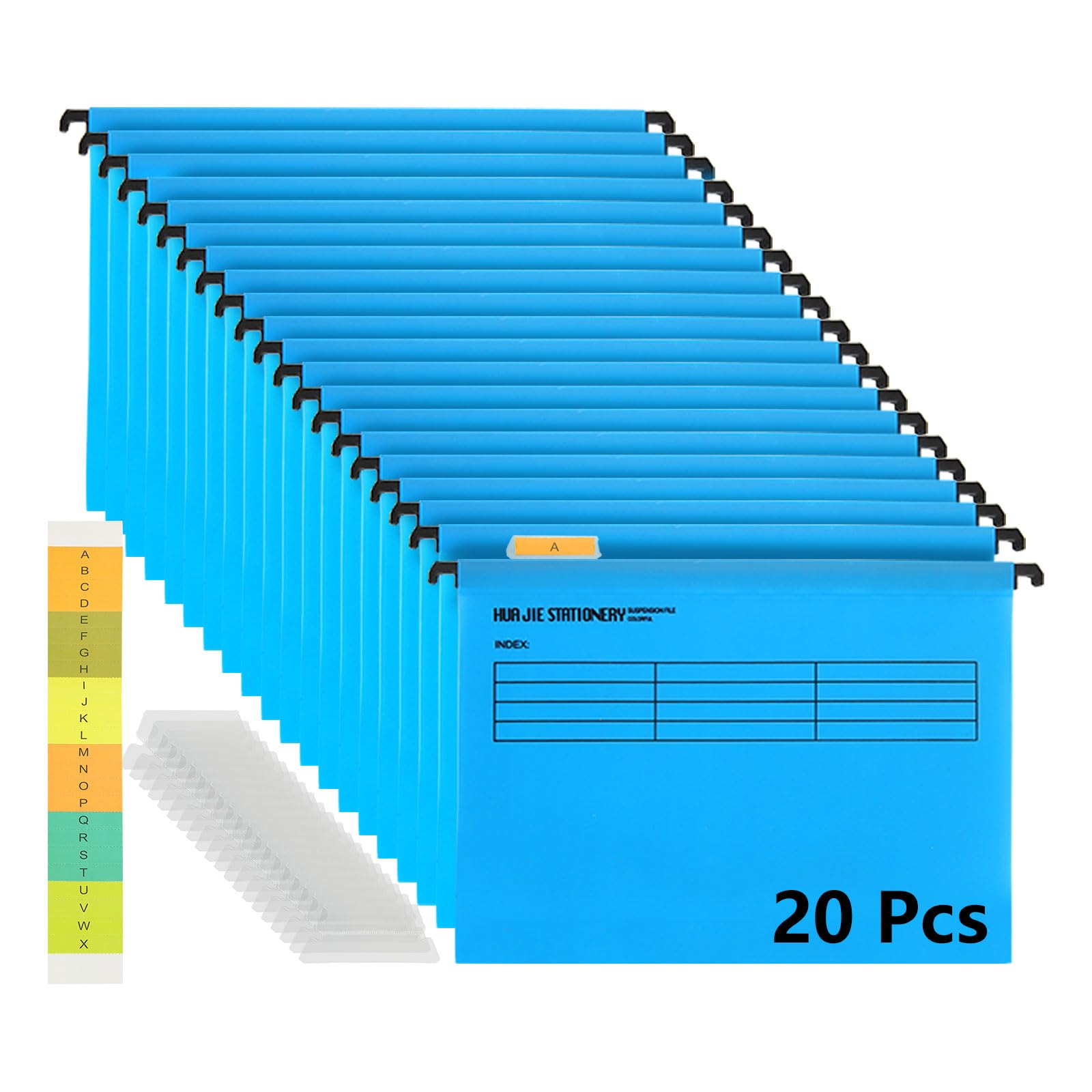 ZOFUN 20 Pcs A4 Suspension Files, Hanging Files Foolscap with Inserts ...