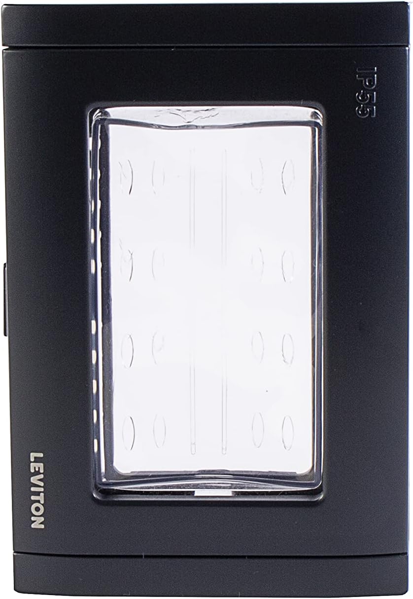 Leviton Placa de Pared de 1 Ventana, Instalación sin Tornillos, Montaje ...